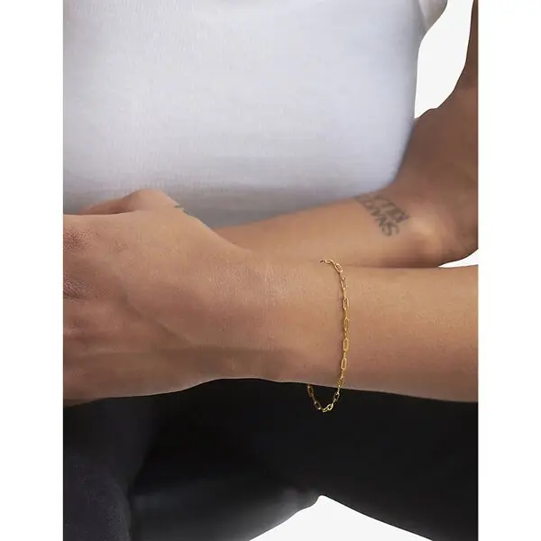 Monica Vinader Paperclip Mini Chain Bracelet