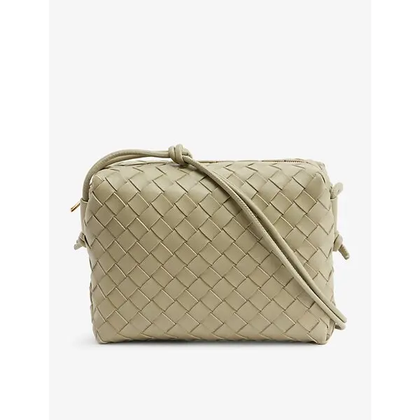 Bottega Veneta Loop Small Cross-body Bag - Travertine-gold
