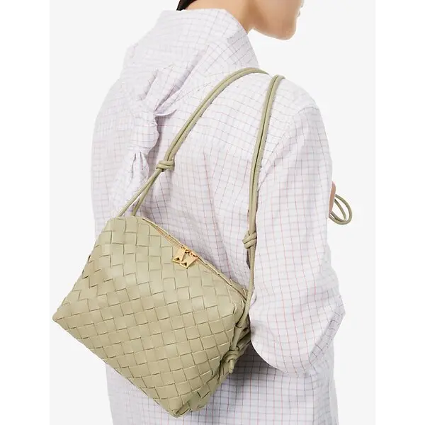 Bottega Veneta Loop Small Cross-body Bag - Travertine-gold