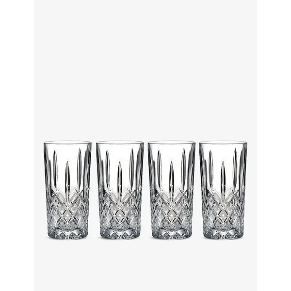 MARQUIS Markham Hiball Crystal Glass Set Of Four