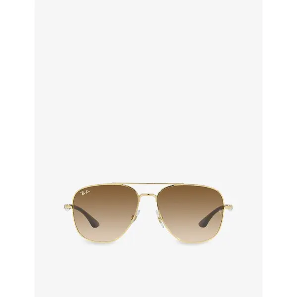 Ray-ban Aviator Metal Sunglasses - Gold