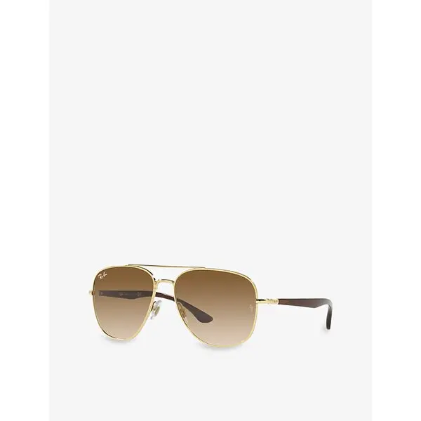 Ray-ban Aviator Metal Sunglasses - Gold