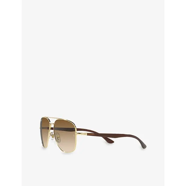 Ray-ban Aviator Metal Sunglasses - Gold