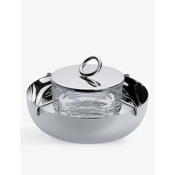 Christofle Vertigo Silver-plated Metal Caviar Set - One-color