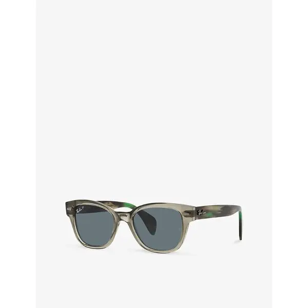 Ray-ban Rb0880s Square-frame Sunglasses - Green
