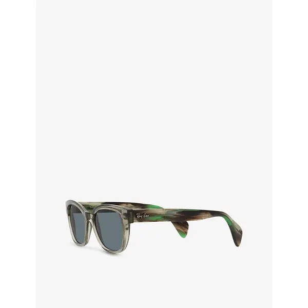 Ray-ban Rb0880s Square-frame Sunglasses - Green