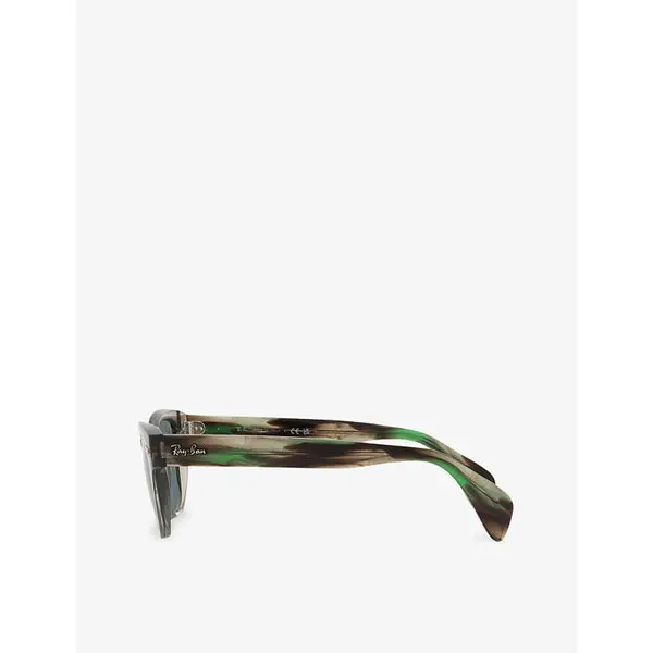 Ray-ban Rb0880s Square-frame Sunglasses - Green