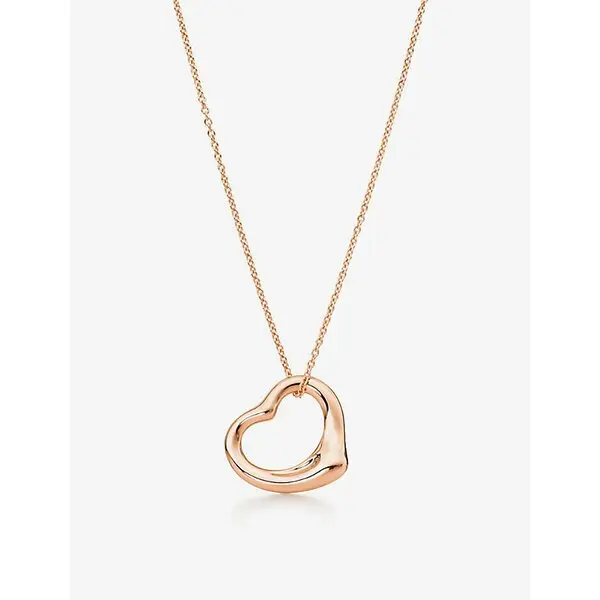 Tiffany & Co. Elsa Peretti® Open Heart Pendant - 18k Rose Gold