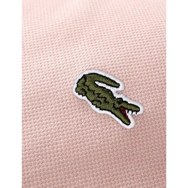 Lacoste Le Croco Logo-embroidered Cotton 40cm X 60cm - Rose