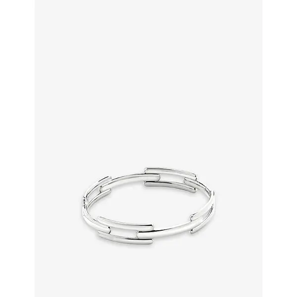 Monica Vinader Signature Link Bangle - Sterling Silver