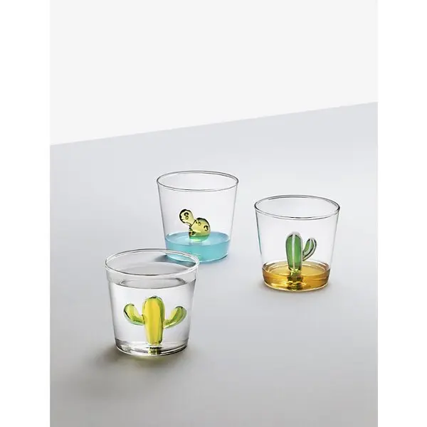 ICHENDORF MILANO Cactus Handmade Glass Tumbler 8cm - One-color