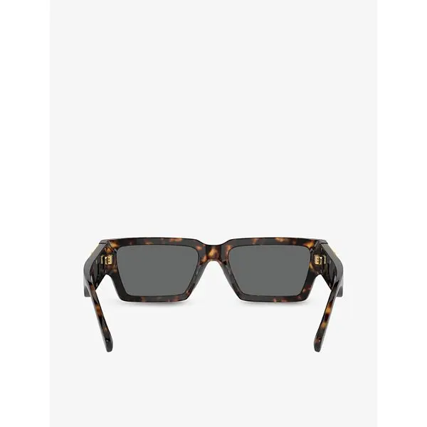 Versace Ve4459 Rectangular Sunglasses - Brown