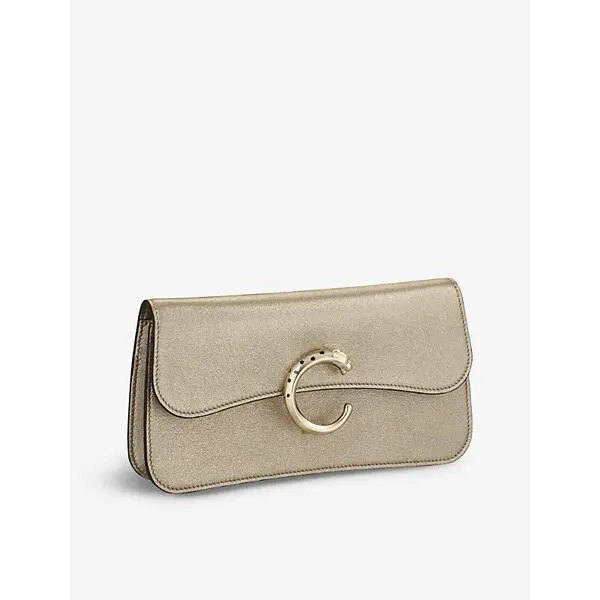 Cartier Panthère De Chain Leather Mini Cross-body Bag - Golden Metallic