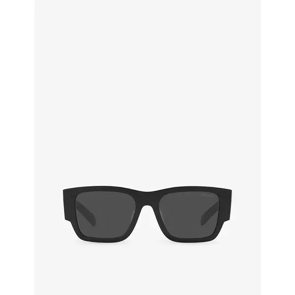 Prada Pr 10zs Square-frame Sunglasses - Black