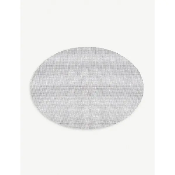 CHILEWICH Basketweave Oval Placemat 36 X 49 Cm - One-color