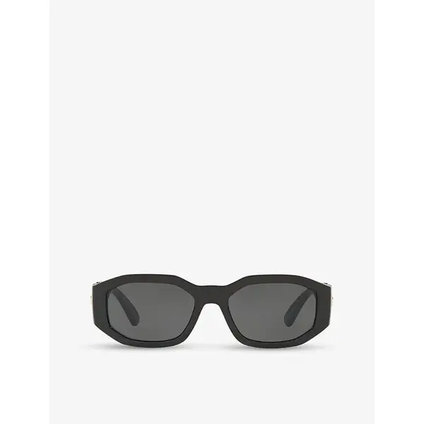 Versace Ve4361 Rectangle Sunglasses - Black