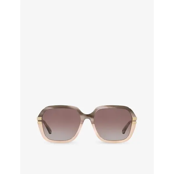 Chloé Ch0204s Square-frame Sunglasses - Grey