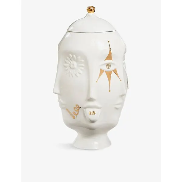 Jonathan Adler Gilded Muse Frida Porcelain Urn 41cm