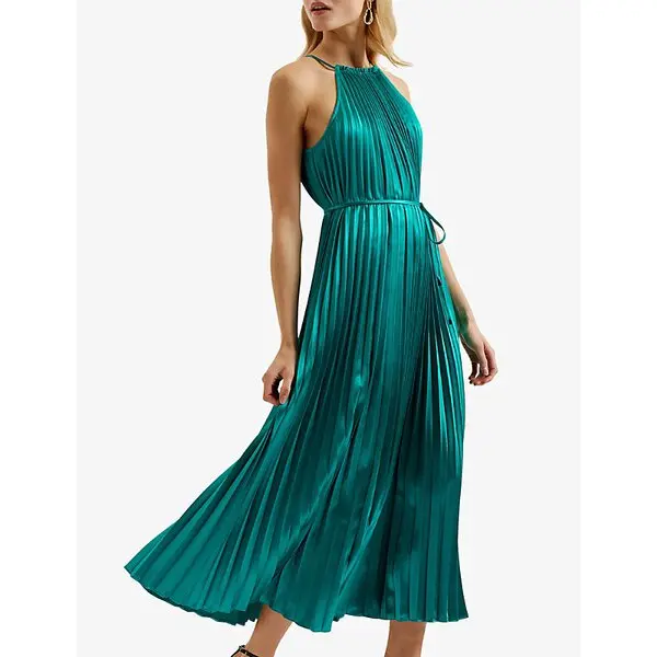 ted baker green dress URSILLE Retro Ditsy Floral Smock Midi | Croatia  Ted Baker London Casual dresses An intricate array of verdant blooms animates a dreamy dress thats ready to serve at springy soires. Ted Baker Womens Dresses in