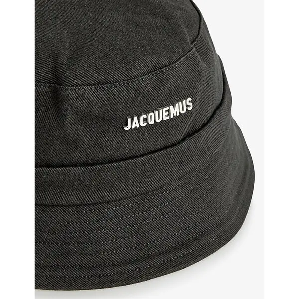 Jacquemus Le Bob Gadjo Cotton Bucket Hat - Black