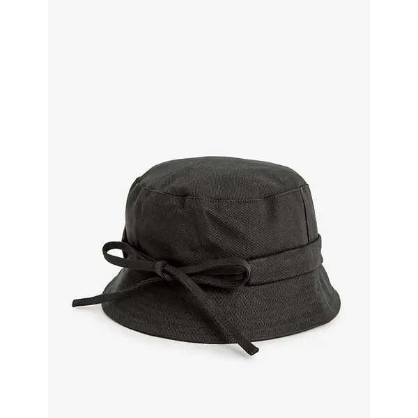 Jacquemus Le Bob Gadjo Cotton Bucket Hat - Black