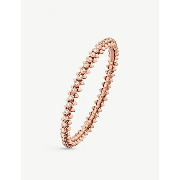 CARTIER Clash De 18ct And Diamond Bracelet - Rose Gold