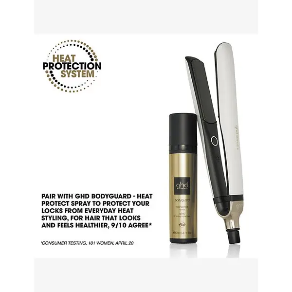 GHD Platinum+ White Straightener - Black