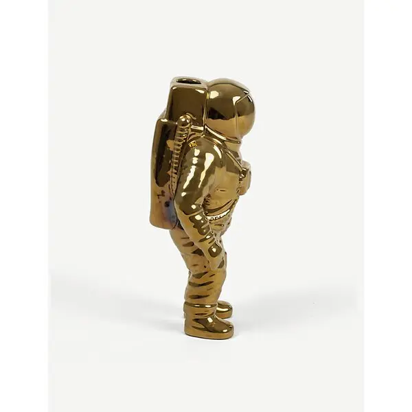 SELETTI Diesel Living With Cosmic Diner Starman Porcelain Astronaut Vase 28cm