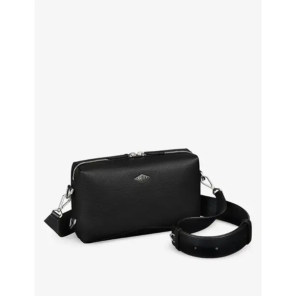Cartier Losange Leather Shoulder Bag - Black
