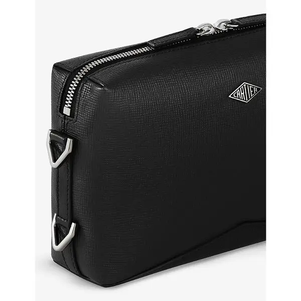 Cartier Losange Leather Shoulder Bag - Black