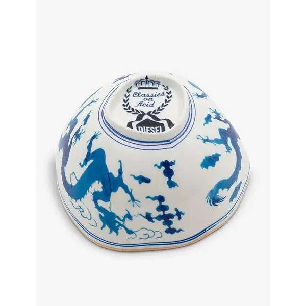 SELETTI Diesel Living With Classics On Acid Dragon Porcelain Bowl 12cm - One-color