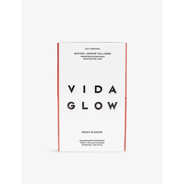 VIDA GLOW Peach Natural Marine Collagen Supplement 3g Pack Of 30 - One-color