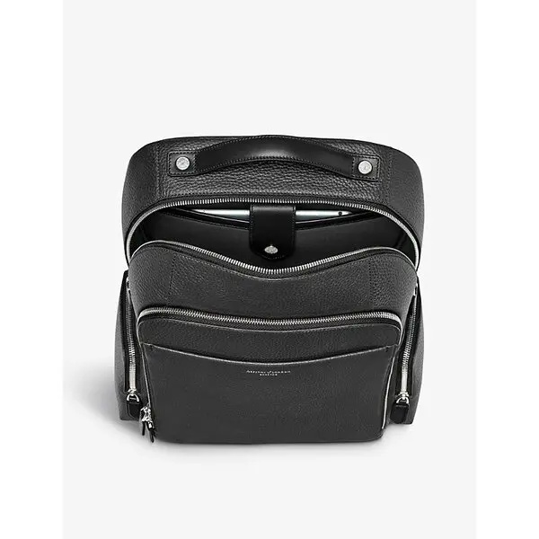 black leather backpack london 'Simone' by Conkca Ideal for your daily commutes or exciting weekend escapades Aspinal Of London Reporter Zipped