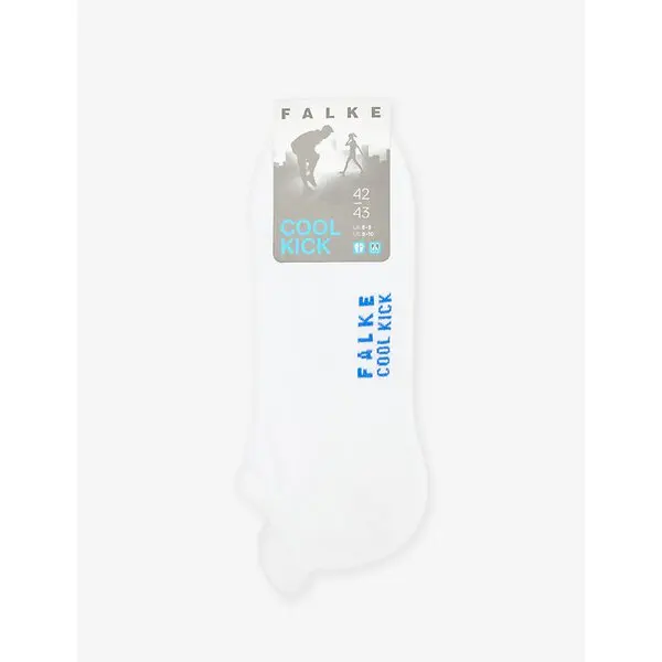 Falke Woven Knitted Ankle Socks - White