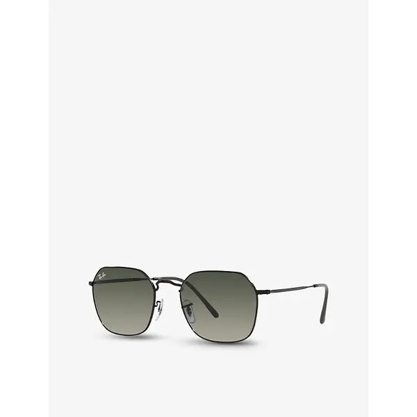 Ray-ban Hexagonal-frame Metal Sunglasses - Black