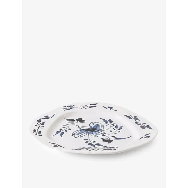 SELETTI Diesel Living With Classics On Acid English Delft Porcelain Dinner Plate 28cm - One-color