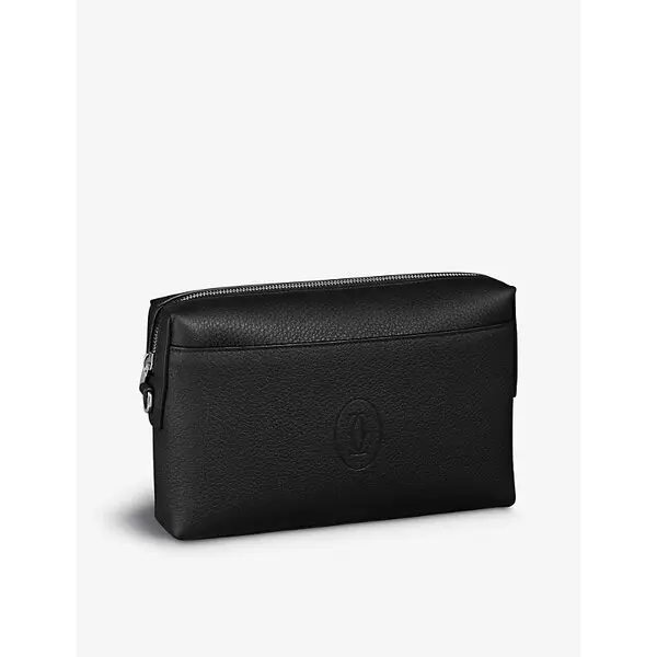 CARTIER Must De Leather Pouch - Black