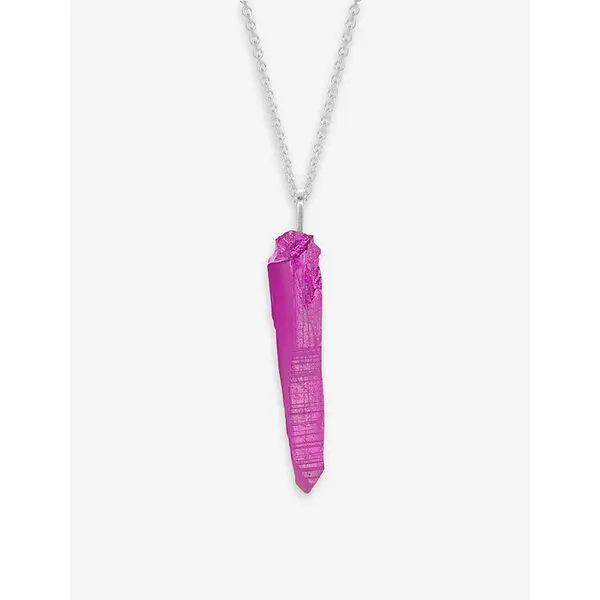LA MAISON COUTURE X The Rock Hound Wand Pendant Necklace - Pink