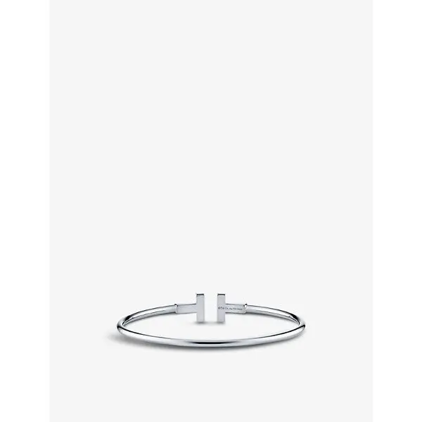 Tiffany & Co. T Wire 18ct White-gold Bracelet