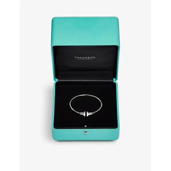 Tiffany & Co. T Wire 18ct White-gold Bracelet
