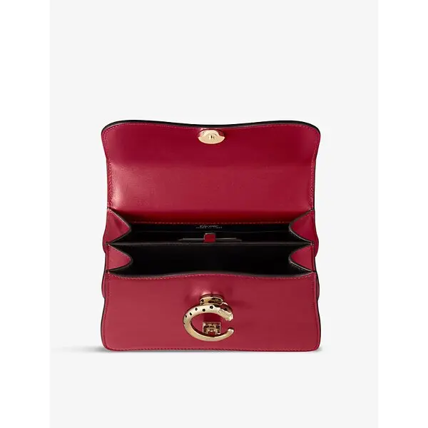 Cartier Panthère De Mini Leather Cross-body Bag - Cherry Red