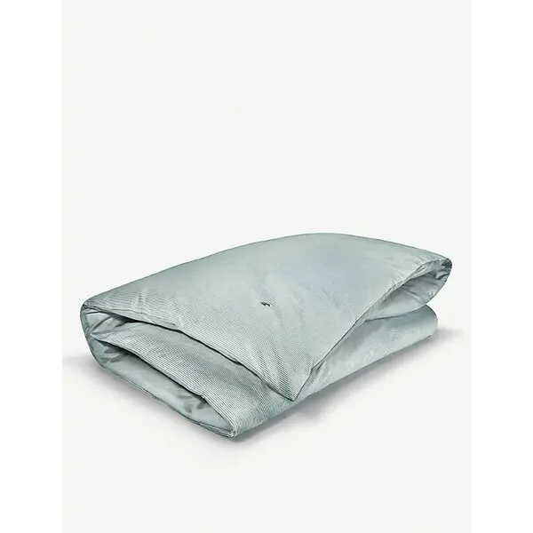 Ralph Lauren Oxford Yarn Dyed Cotton Duvet Cover - Evergreen