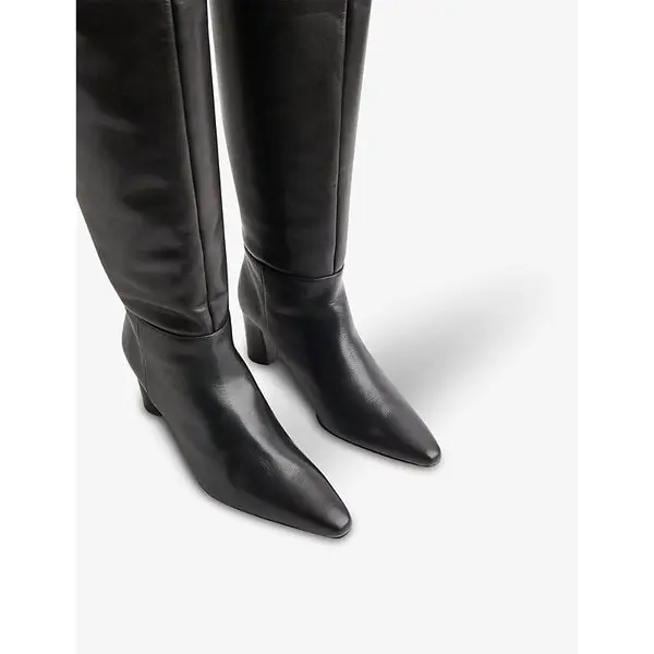 Whistles Inessa Heeled Leather Over-the-knee Boots