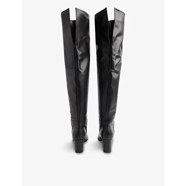 Whistles Inessa Heeled Leather Over-the-knee Boots