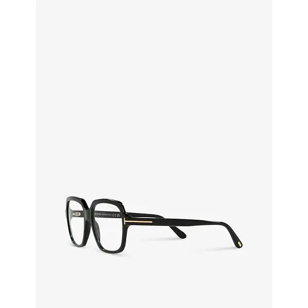 TOM FORD Ft5908-b Irregular-frame Acetate Eyeglasses - Black