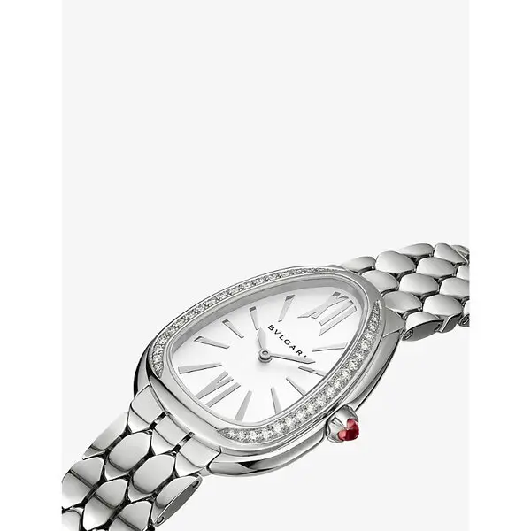 BVLGARI Serpenti Seduttori And Diamond Quartz Watch