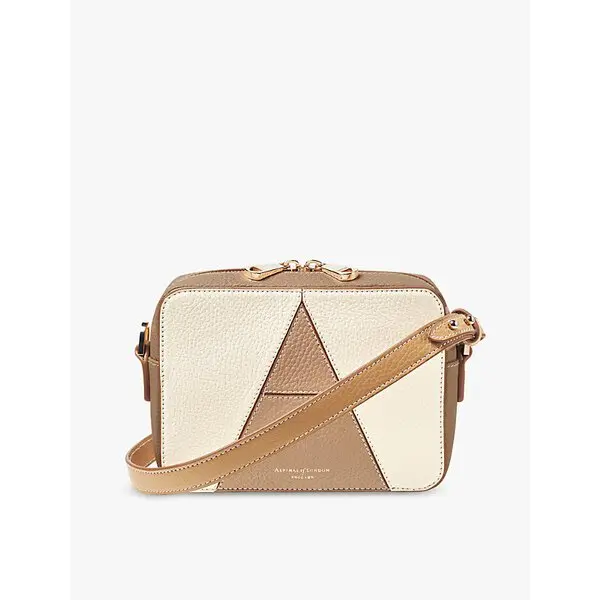 ASPINAL OF LONDON Leather Camera Bag - Taupe