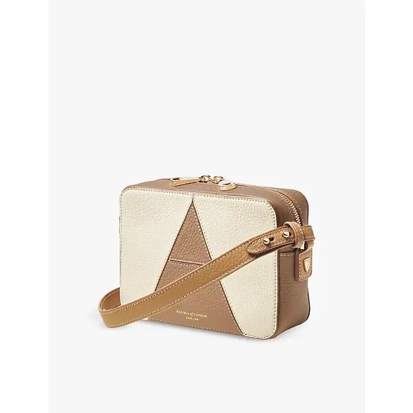 ASPINAL OF LONDON Leather Camera Bag - Taupe