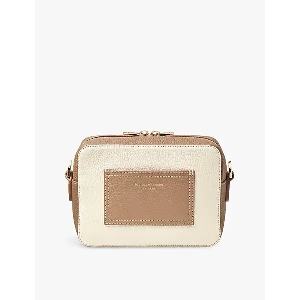 ASPINAL OF LONDON Leather Camera Bag - Taupe