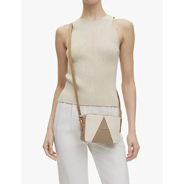 ASPINAL OF LONDON Leather Camera Bag - Taupe